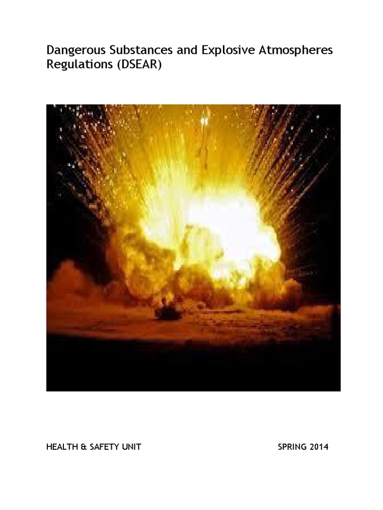 DSEAR Guidance 2014 | PDF | Explosive Material | Risk