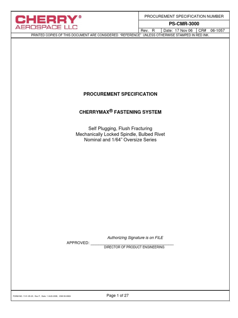 PS-CMR-3000: Self Plugging, Flush Fracturing Mechanically Locked ...