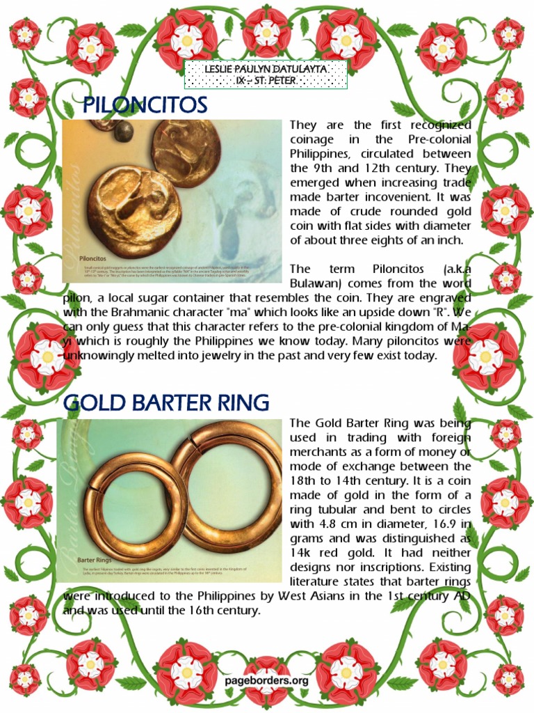 Piloncitos: Leslie Paulyn Datulayta Ix - St. Peter | PDF