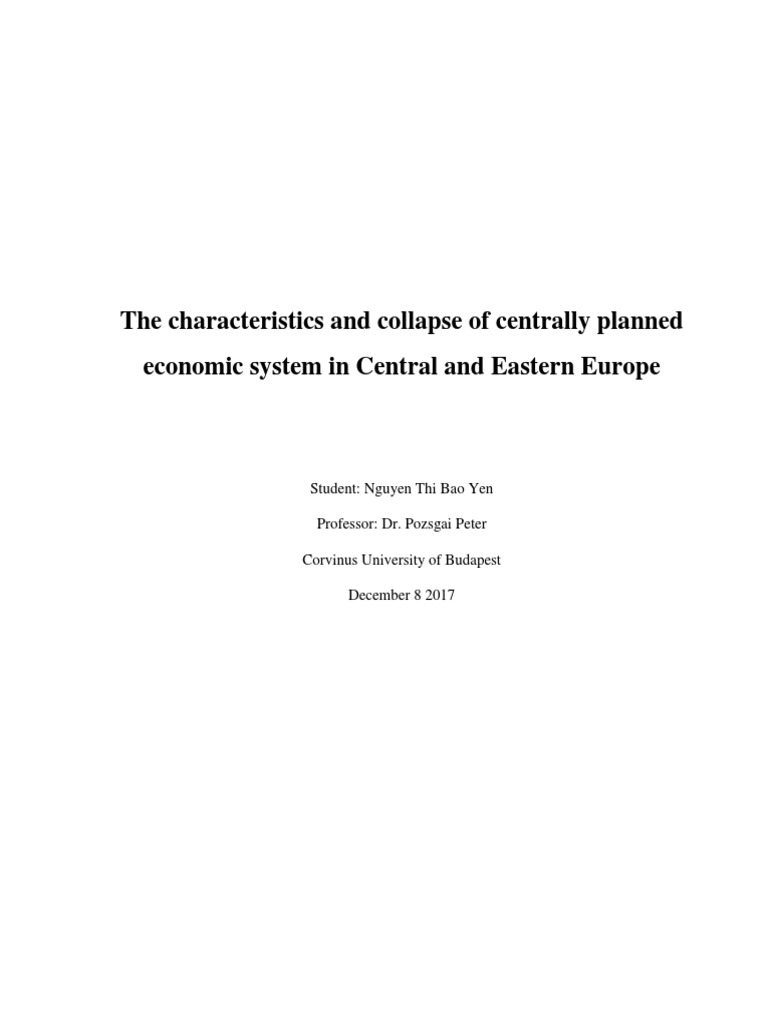 Essay CEE History | PDF | Communism | Socialism