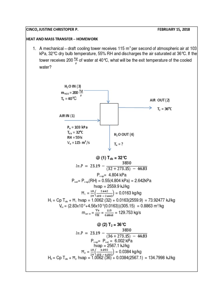 Hematra Cooling Tower | PDF | Relative Humidity | Branches Of ...