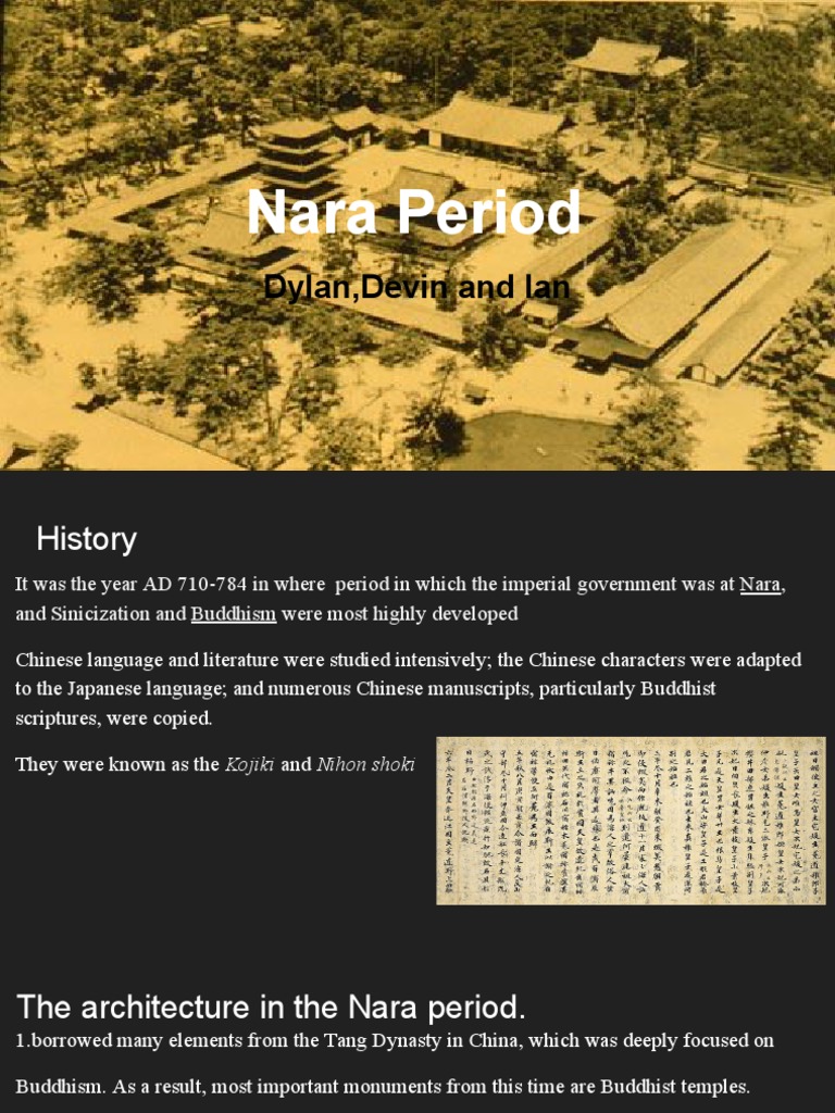 Nara Period: Dylan, Devin and Ian | PDF