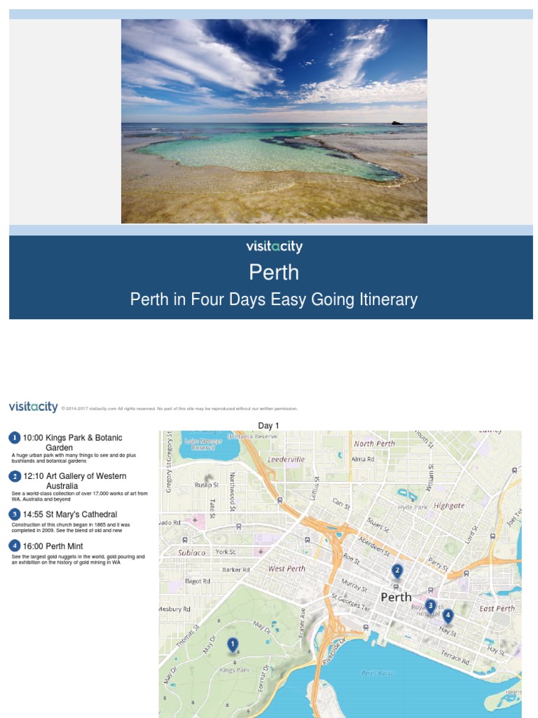 Perth Perth in Four Days Easy Going Itinerary 2018 02-14-09!30!00 ...