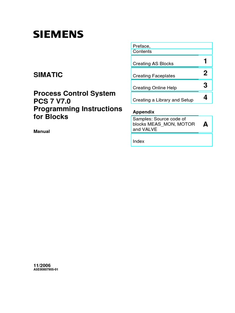 PCS 7 - Programming Instructions For Blocks | PDF | Computer Program ...