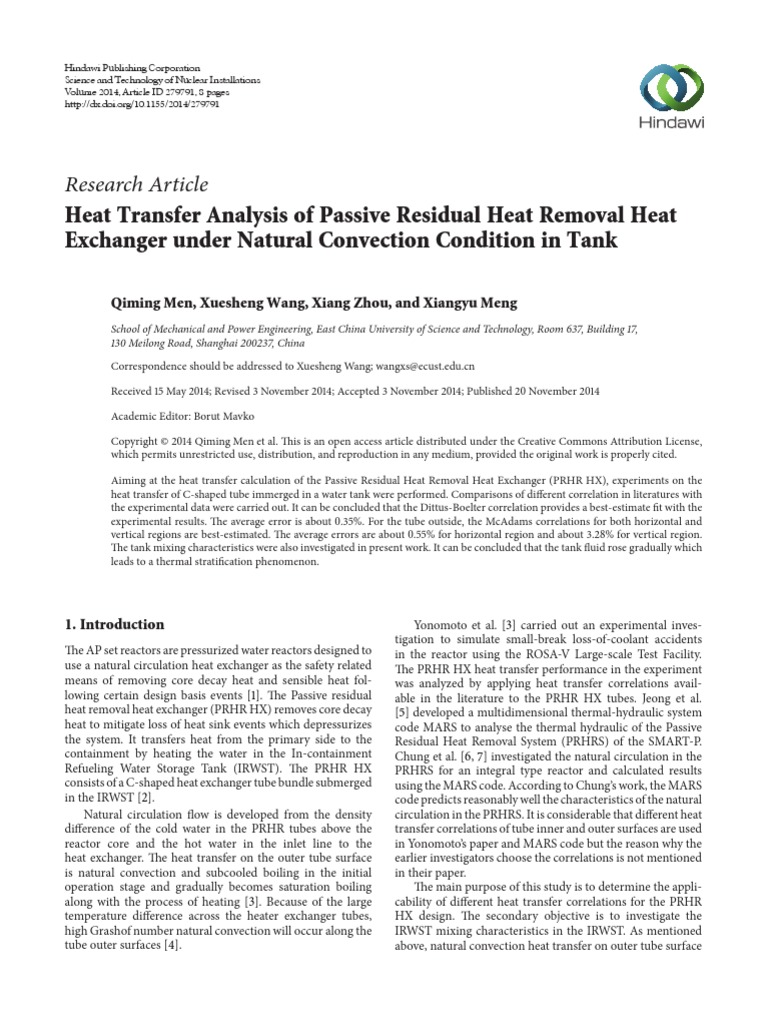 Research Article | PDF | Heat Transfer | Heat