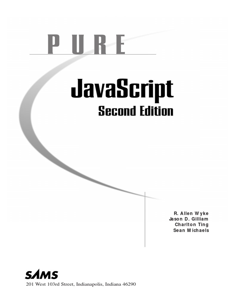 Sams - Pure JavaScript, Second Edition | PDF | Dynamic Web Page | Java Script