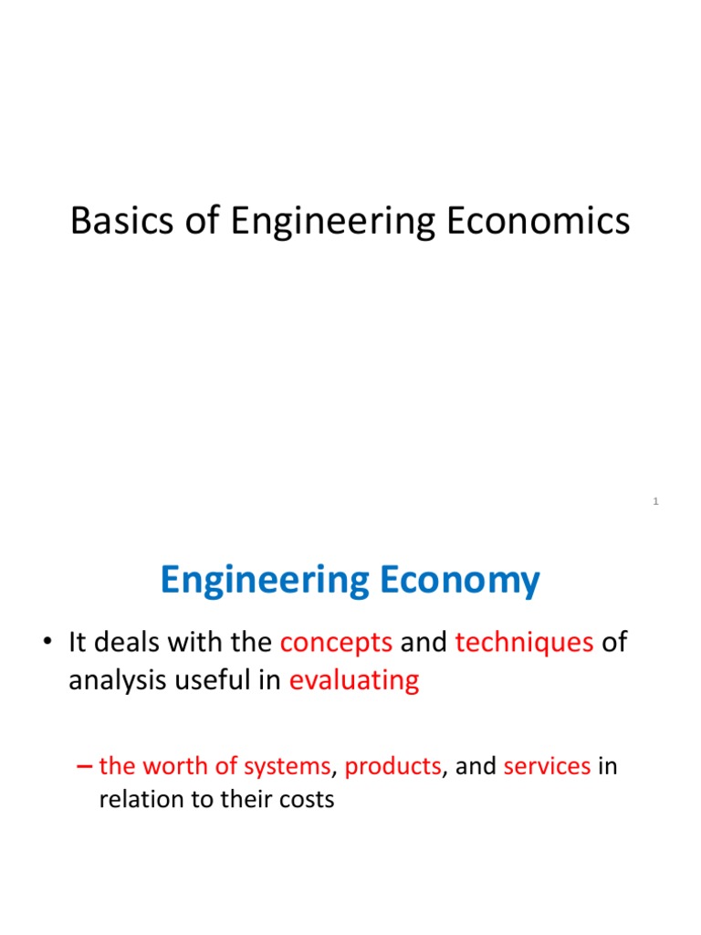 Engineering Economy | PDF | Present Value | Interest