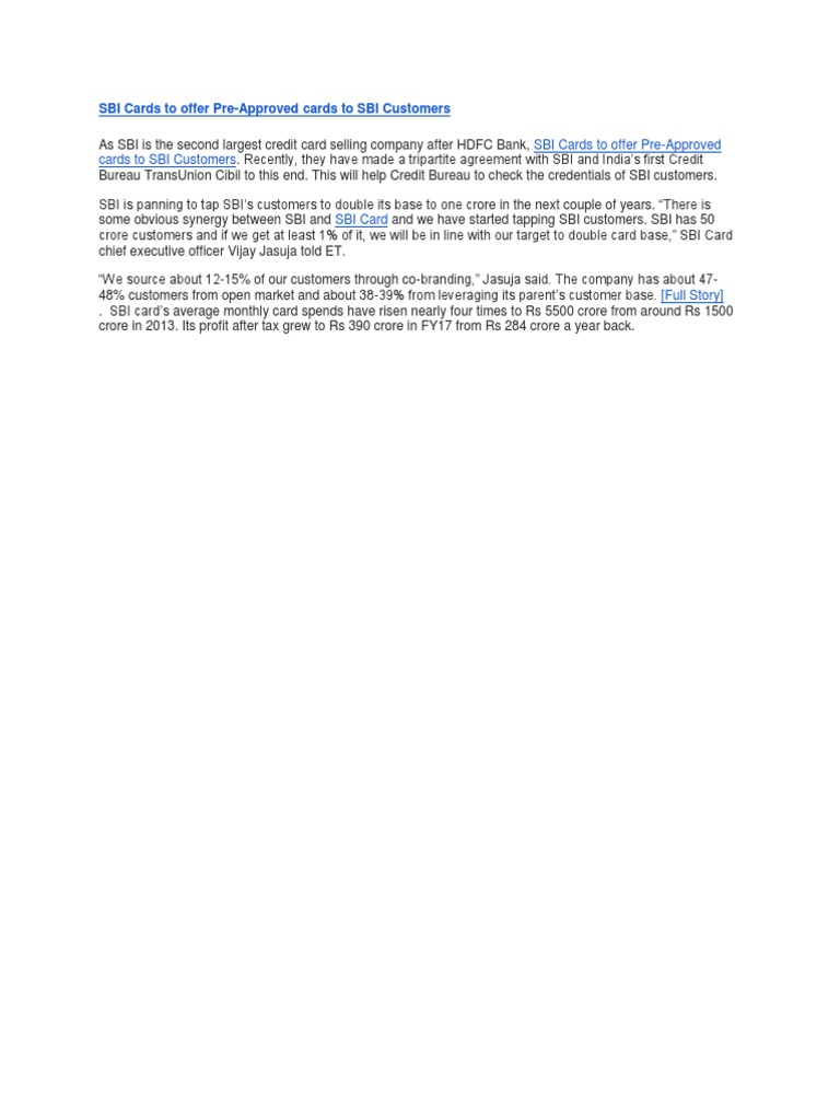 sbi-cards-to-offer-pre-approved-cards-to-sbi-customers-descargar