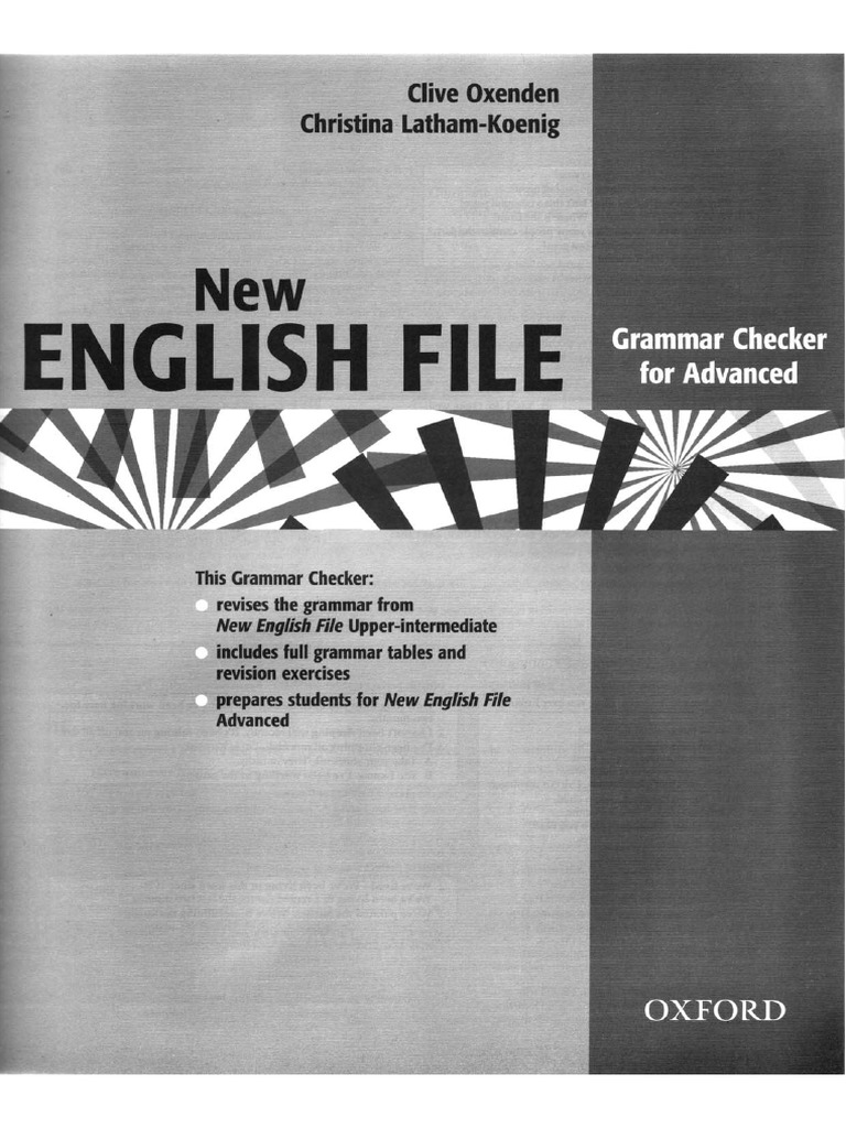 New English File Advanced - Grammar Checker PDF | PDF