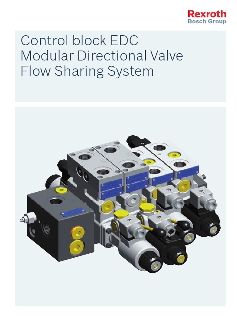 Control Block EDC Modular Directional Valve Flow Sharing System | PDF ...