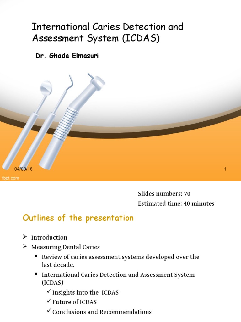 International Caries Detection and Assessment System (ICDAS) | PDF ...
