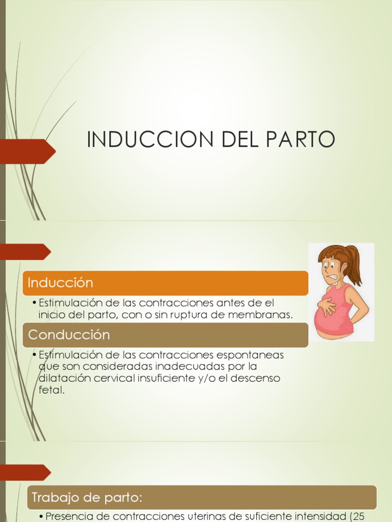 Induccion Del Parto | Descargar gratis PDF | Parto | Medicina CLINICA