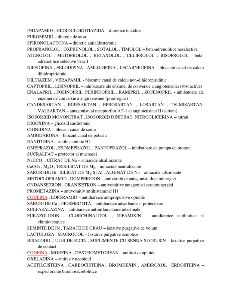 Asociere Medicamente Si Clasa Farmacoterapeutica | PDF | Gram Negative ...