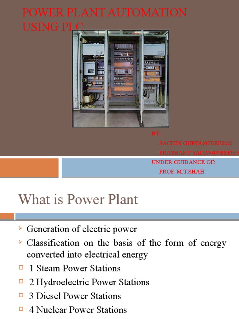 Power Plant Automation with PLC Systems | PDF | Boiler | Programmable ...