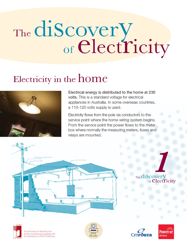 Fact Sheet Electricity in The Home | PDF | Fuse (Electrical) | Ac Power ...