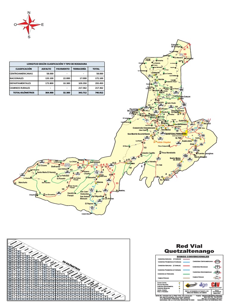 Mapa Quetzaltenango2014 | PDF