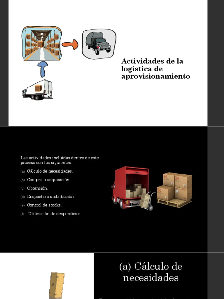 Actividades de La Logística de Aprovisionamiento | Obtención | Calidad ...