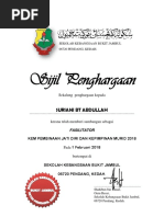 Sijil Lawatan Penanda Aras | PDF