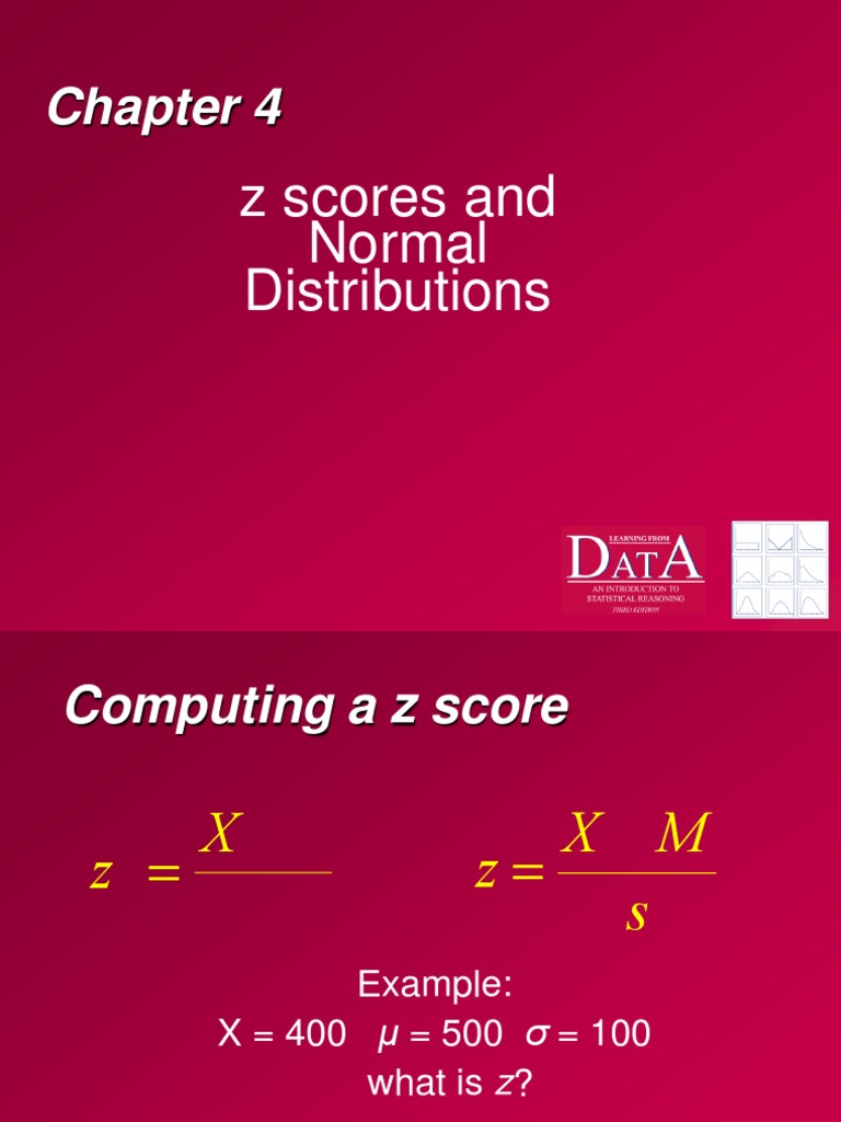 Standardizing Scores: Converting Raw Scores to z-Scores and Determining ...