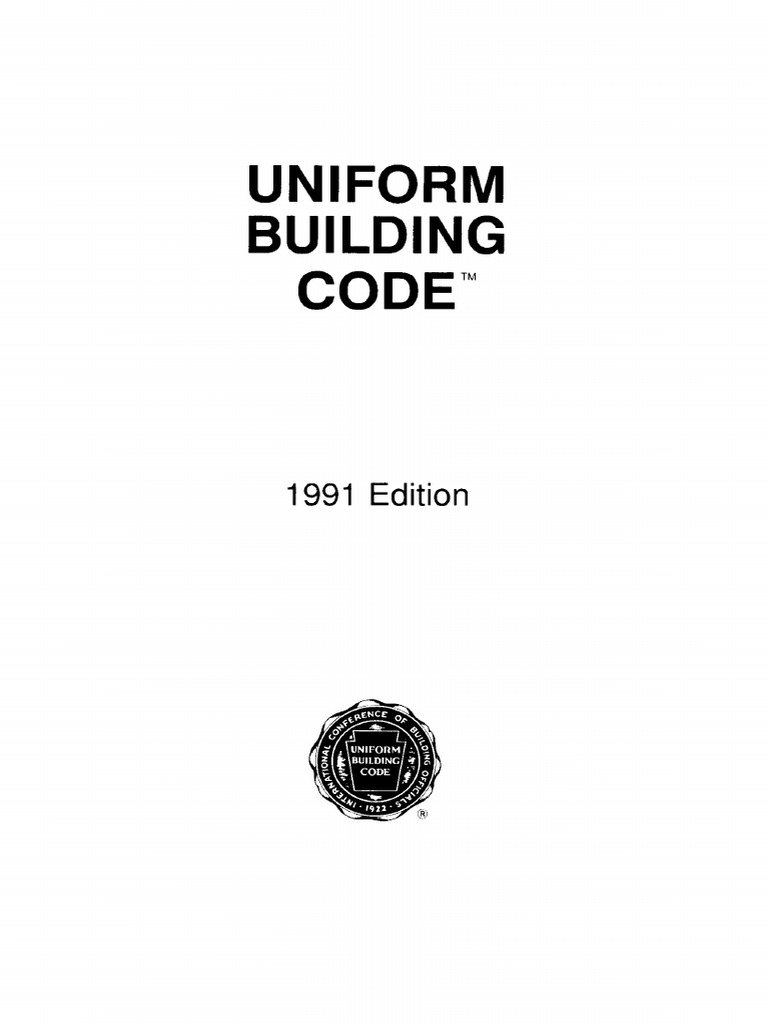 Ubc 1991 PDF | PDF | Building Code | Masonry