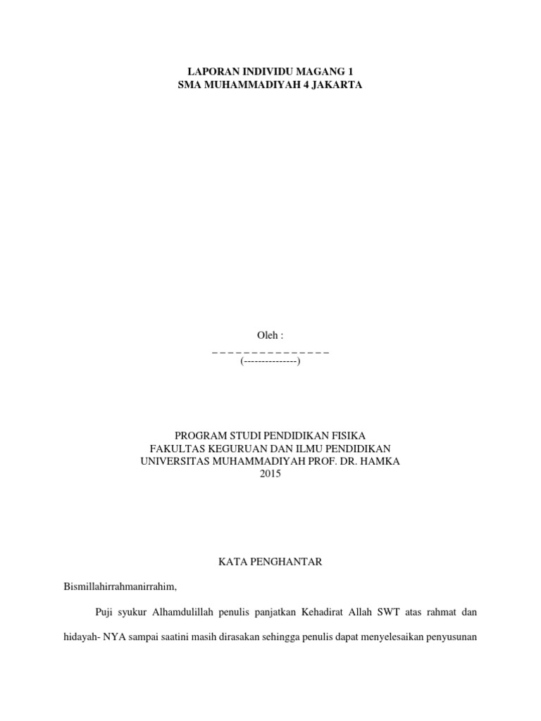 Laporan Magang 1 Erty | PDF