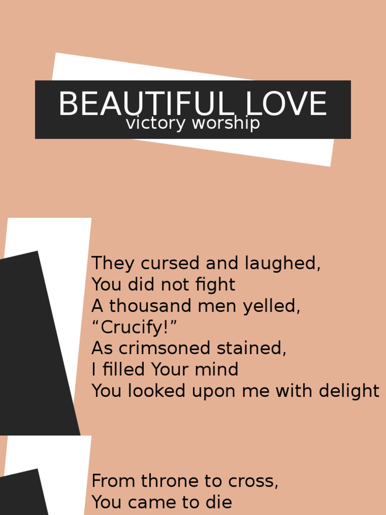 Beautiful Love: Victory Worship | PDF