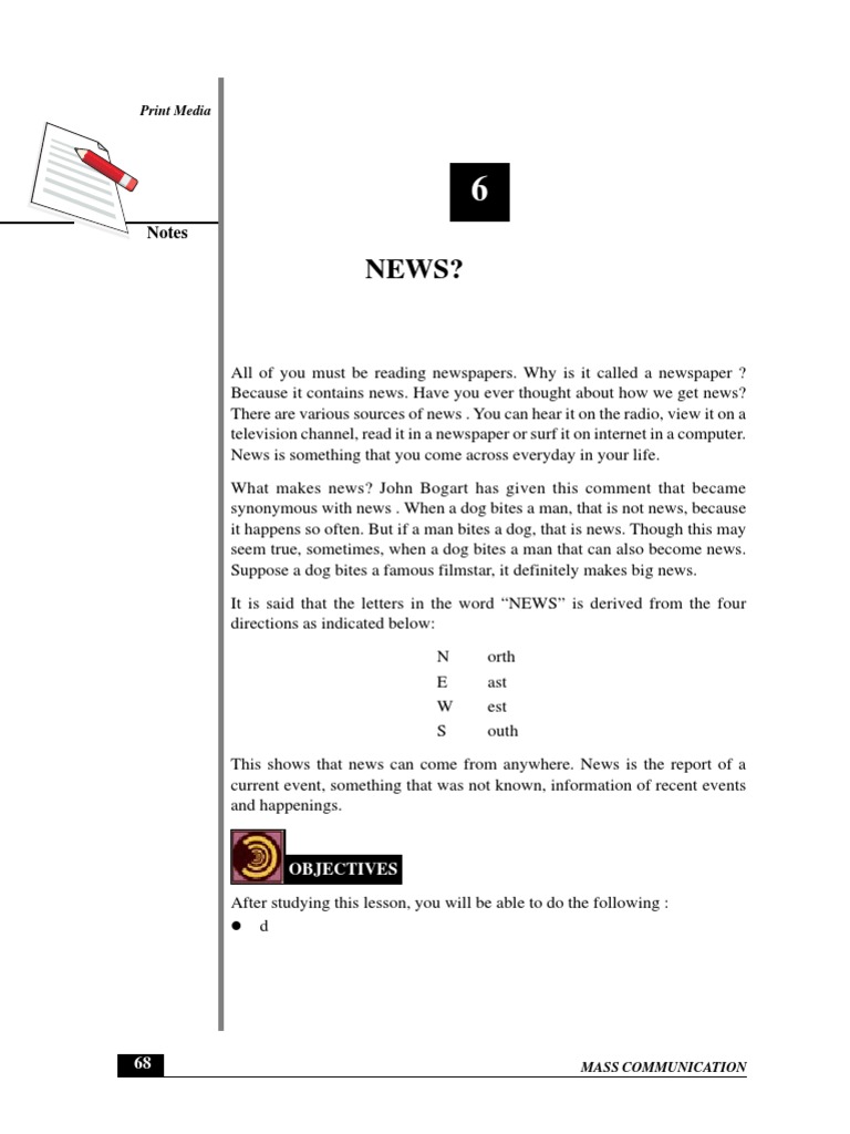CH 6 | PDF | News | Newspapers