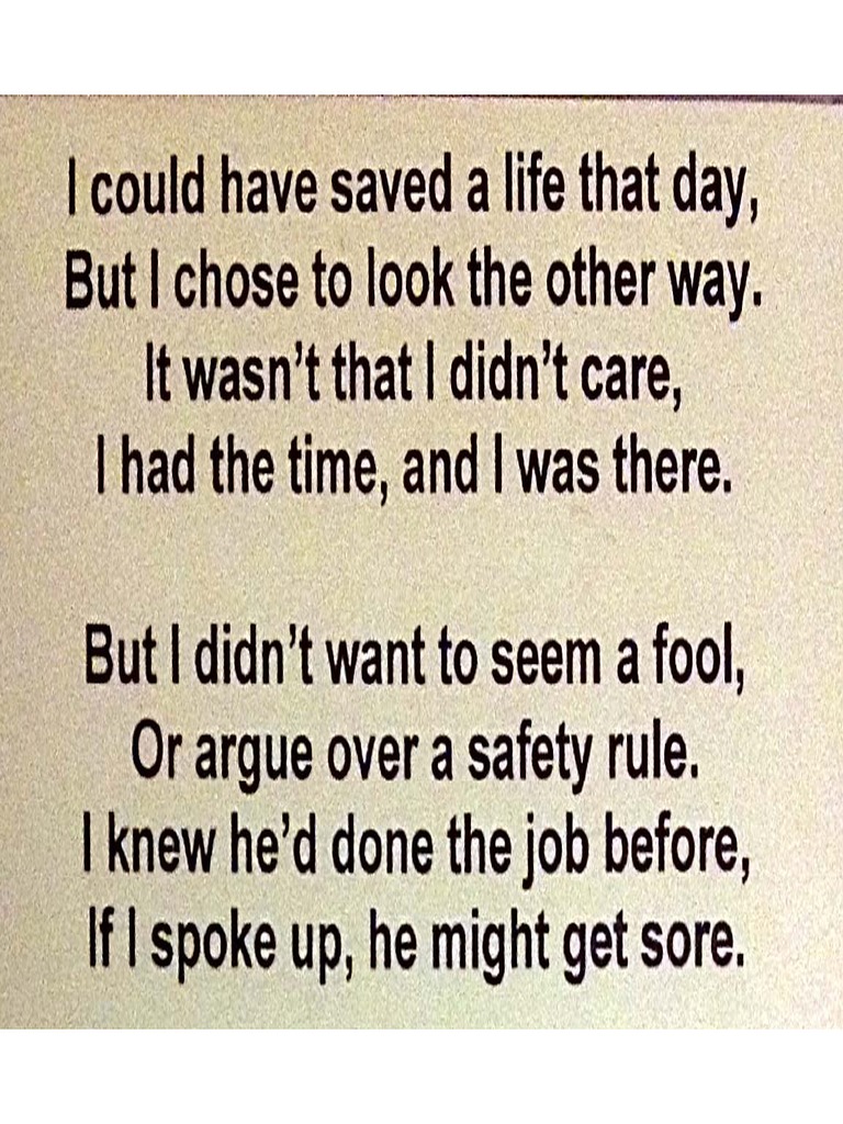 Safety Poem | PDF