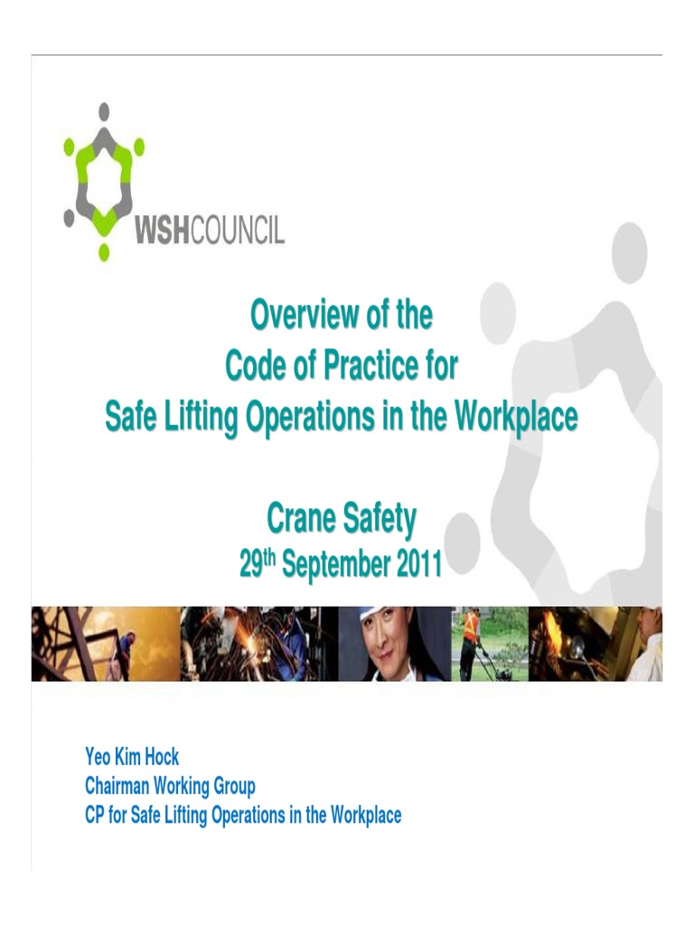 Scal Crane Safety 29.9.11 WSHC-WG | PDF | Crane (Machine) | Risk