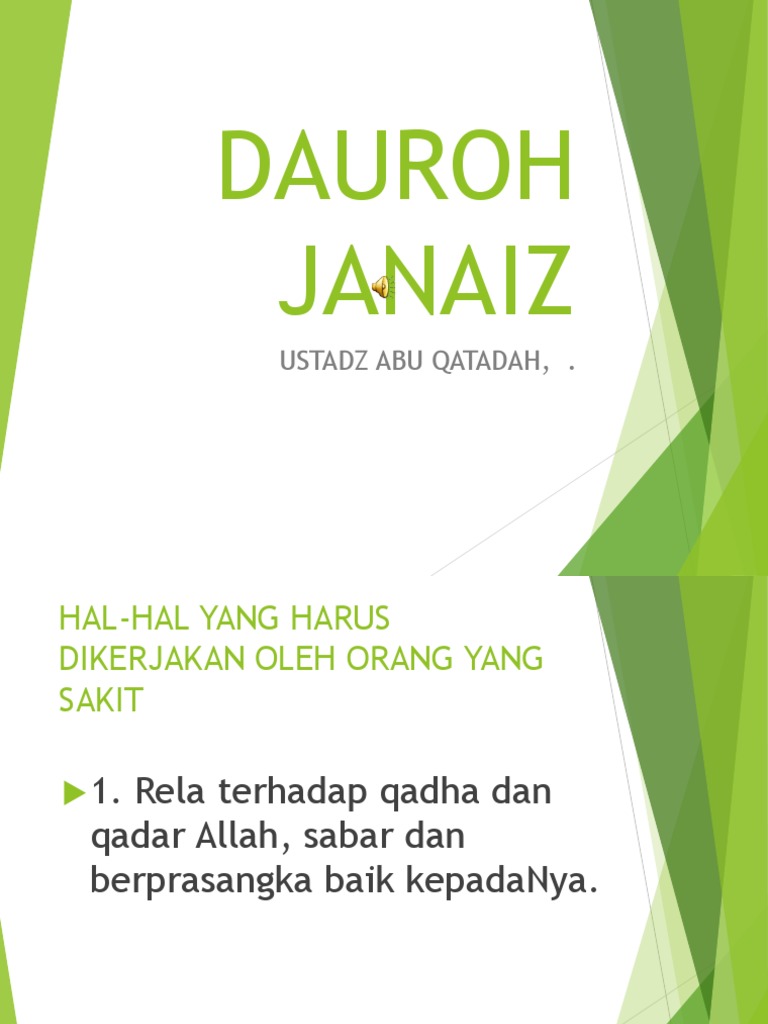 Dauroh Janaiz | PDF