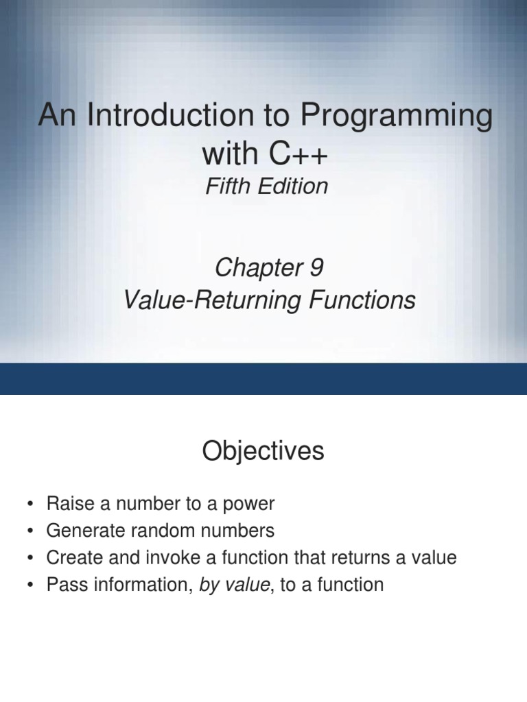 Ch 09 Pdf Subroutine Parameter Computer Programming