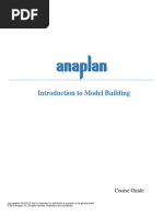 Anaplan Model Building Guide | PDF | Computing | Computer Programming