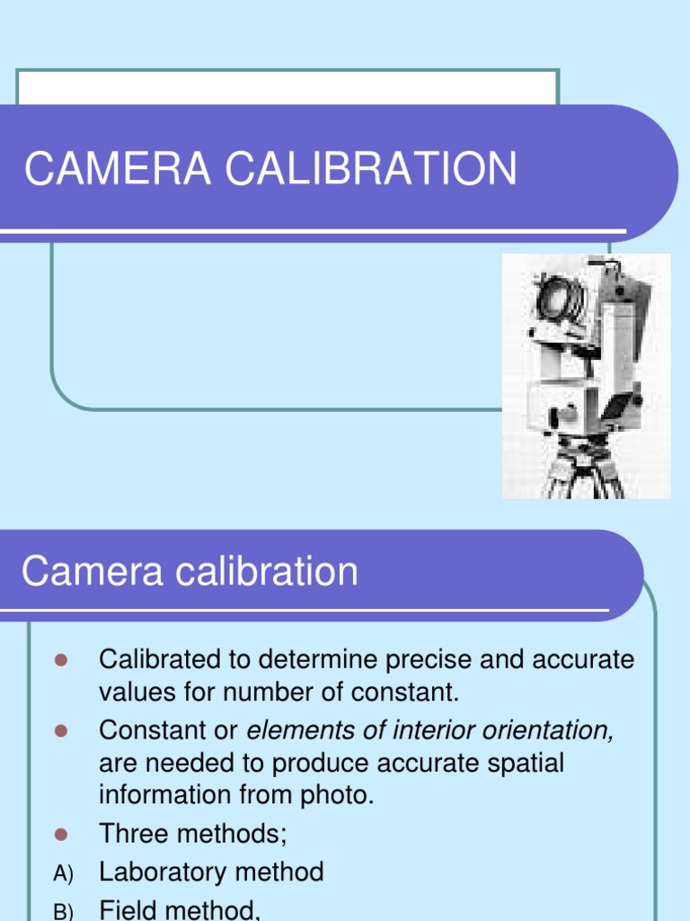 Camera Calibration | PDF | Camera | Lens (Optics)