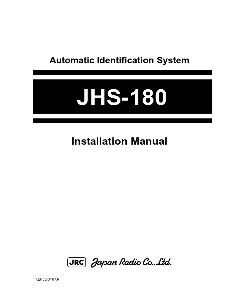 Jhs-180 Installation Manual | PDF | Very High Frequency | Antenna (Radio)