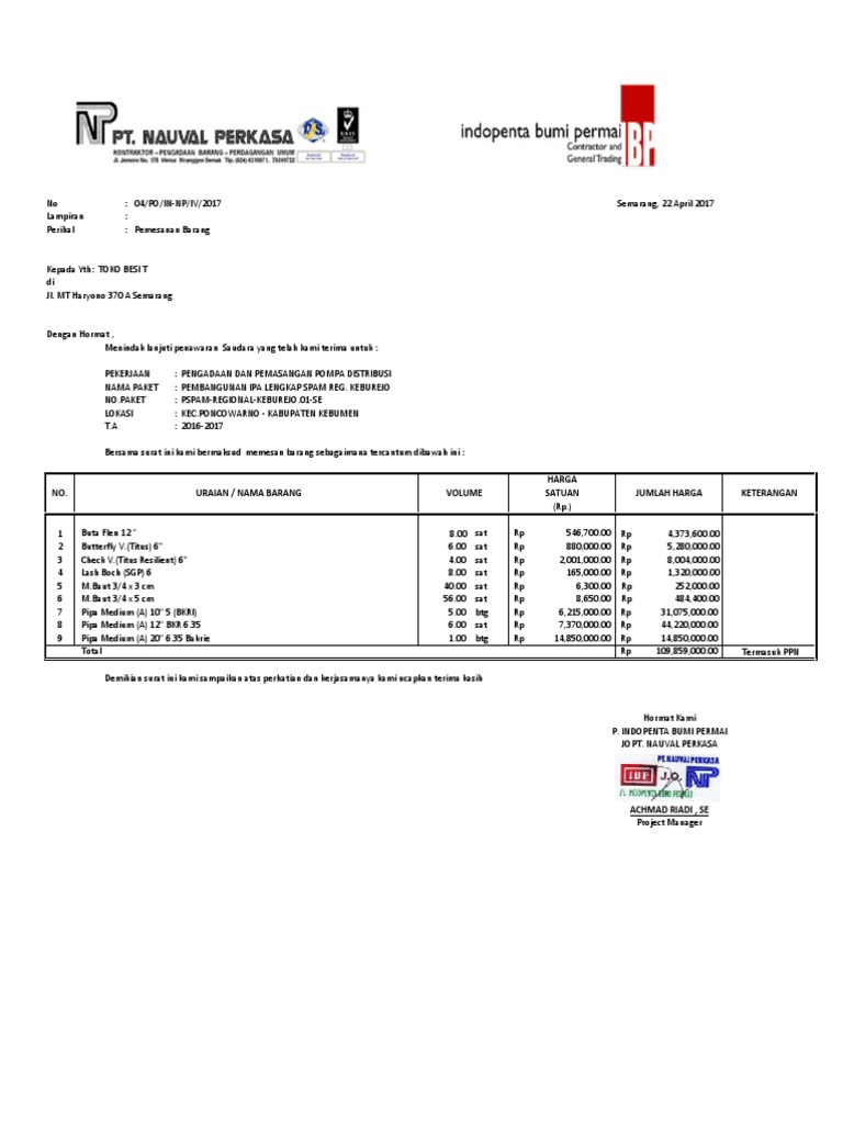 Po Toko Besi T | PDF