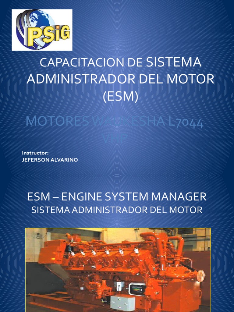Capacitación em Sistema ESM para Motores Waukesha | PDF | Motores ...