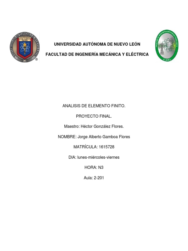 Finito Pia | PDF | Método de elementos finitos | Ingeniería