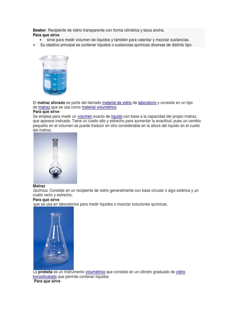 Beaker | PDF | Química | Productos quimicos