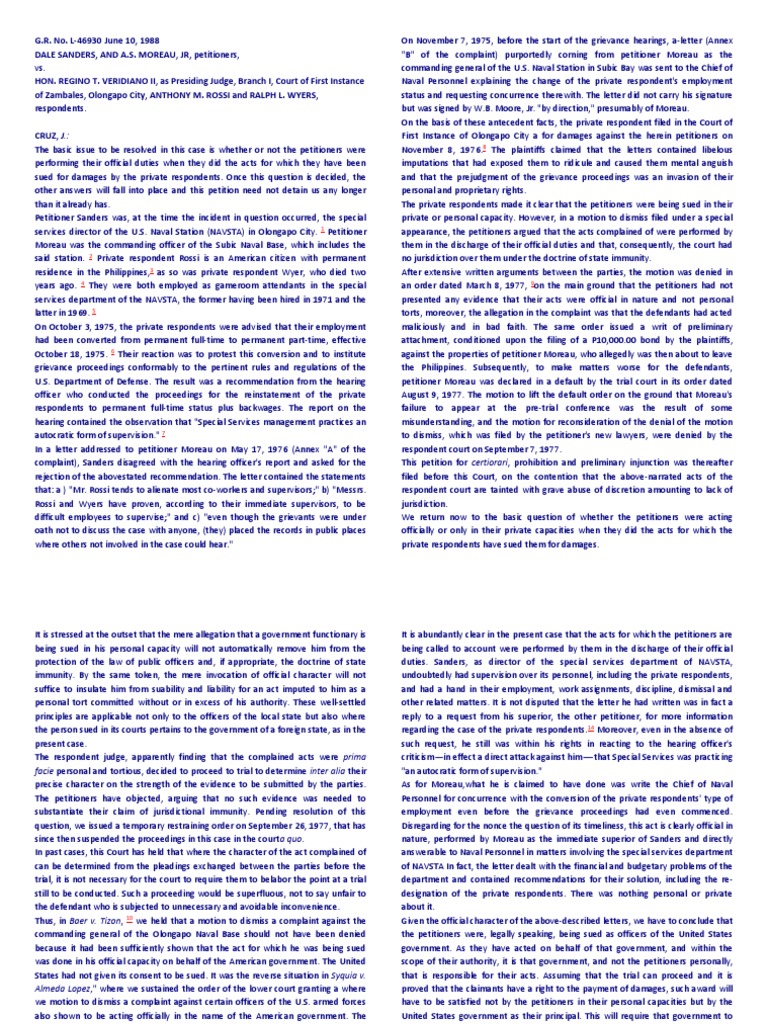 The Doctrine of State Immunity | PDF | Sovereign Immunity | Lawsuit