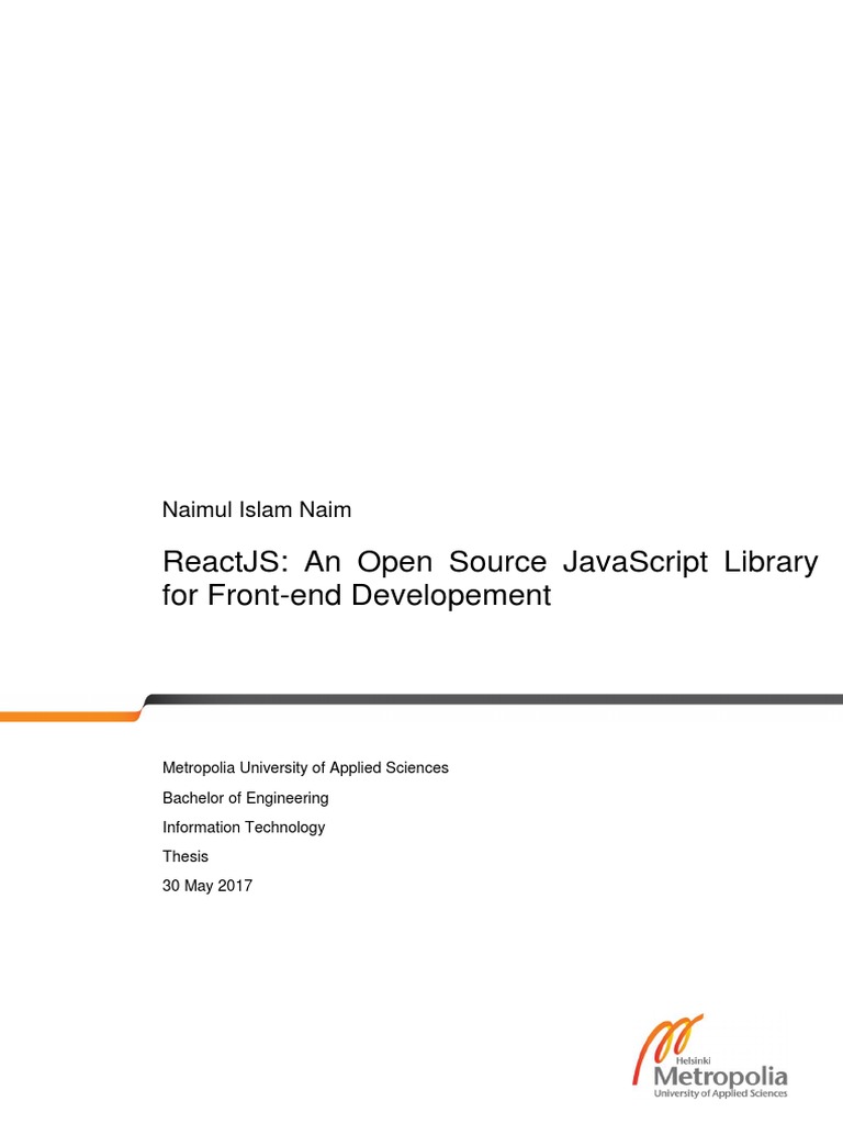 Reactjs An Open Source Javascript Pdf Pdf Angular Js Java Script