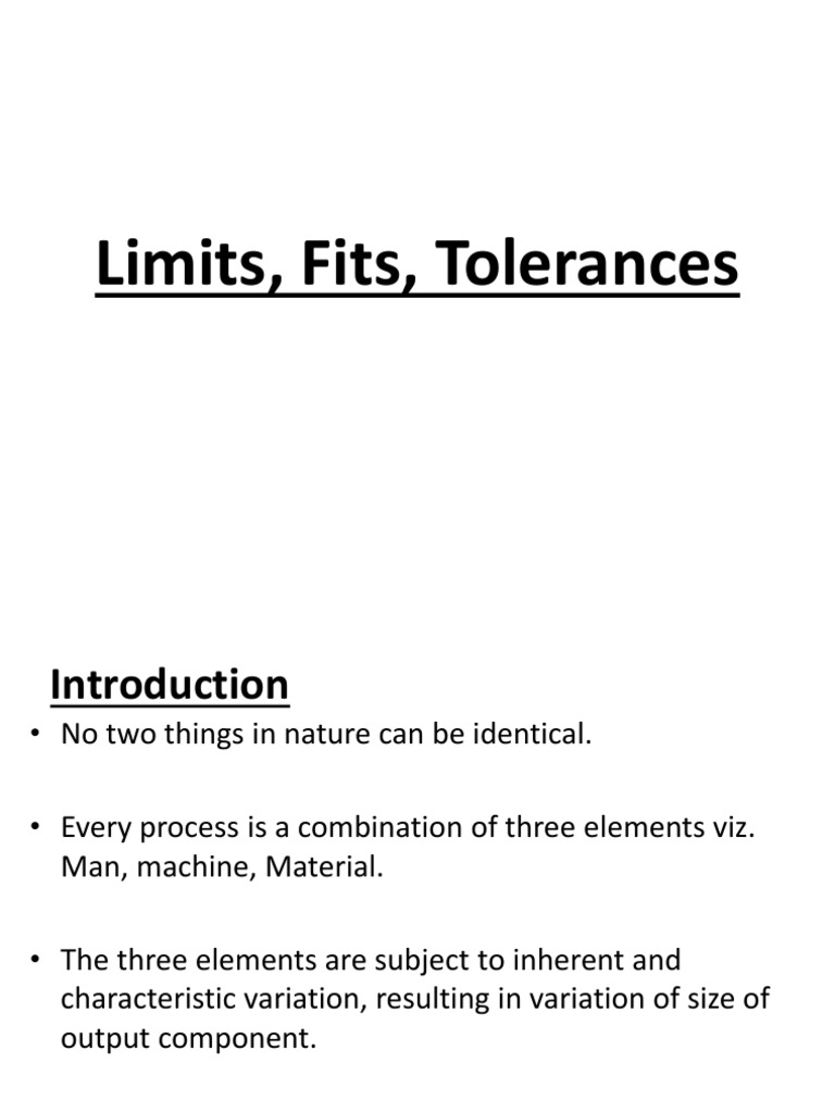 Limits, Fits, Tolerance | Engineering Tolerance | Mathematics