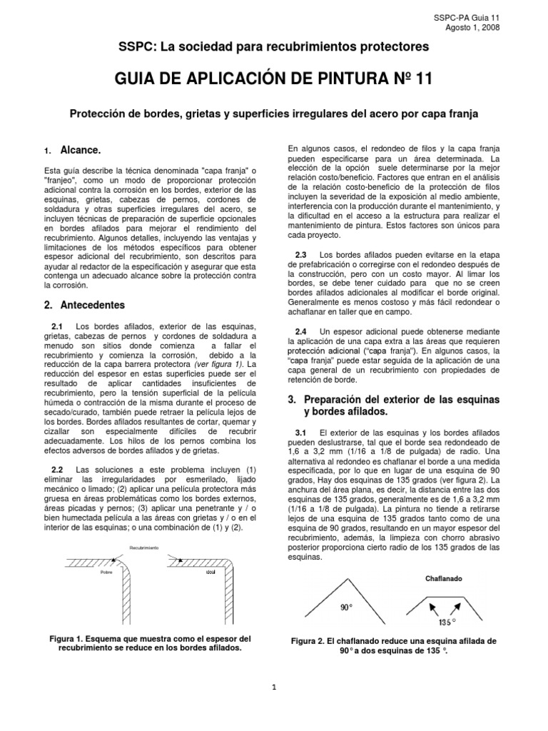 SSPC Guia 11 Traduccion | PDF | Revestimiento | Pintar