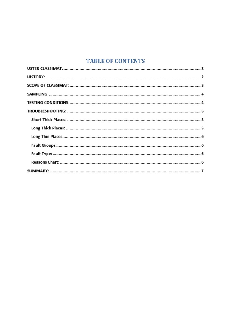 Uster Classimat Fault Chart | Download Free PDF | Knitting | Yarn