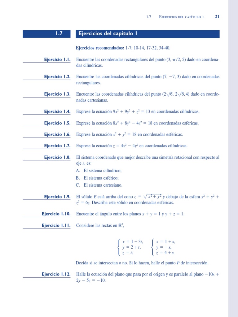 Miscelanea de Ejercicios Parcial 2 | PDF | Sistema coordinado | Línea (geometría)