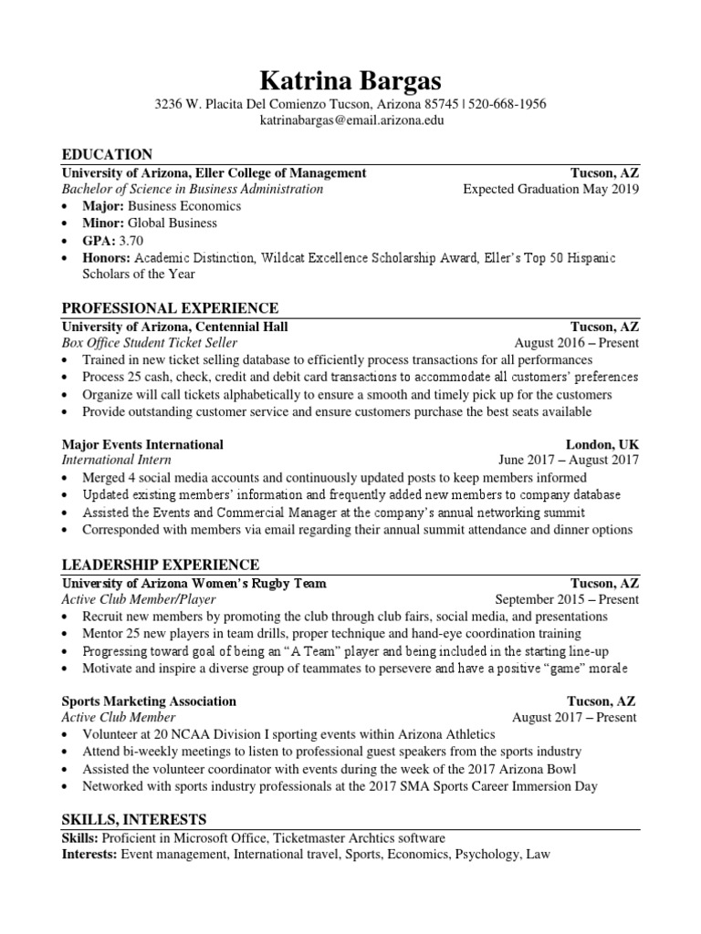Sma Resume | Download Free PDF | Financial Transaction | Tucson