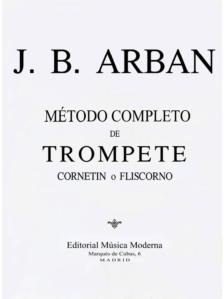 Método Arban - 1 | PDF