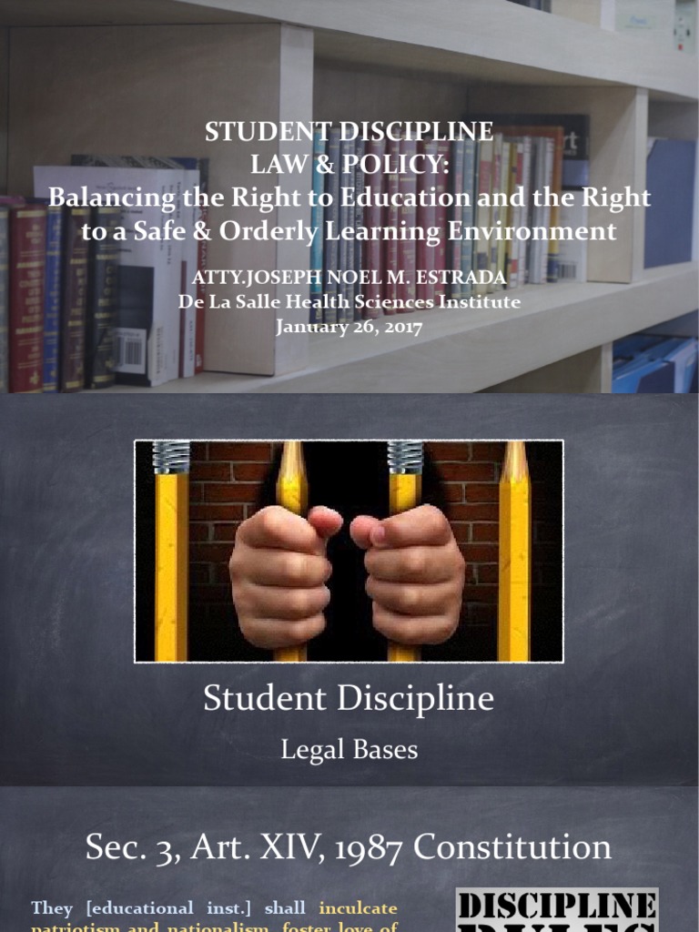 Student Discipline Law Overview | PDF | Child Abuse | Privacy