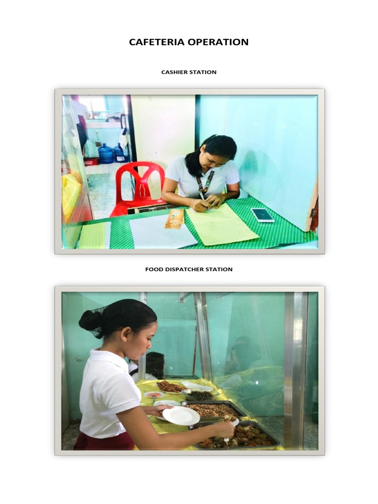 Cafeteria Cashier Operations Guide | PDF | Cooking, Food & Wine | Home ...