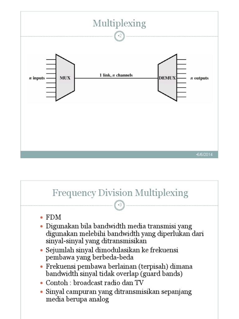 Panduan Lengkap Multiplexing FDM dan TDM | PDF