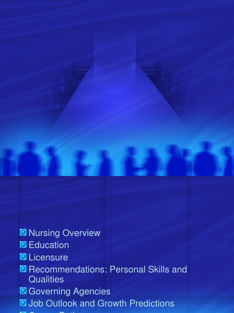 Career Project Presentation Nursing: Presented by Michael Wakefield ...